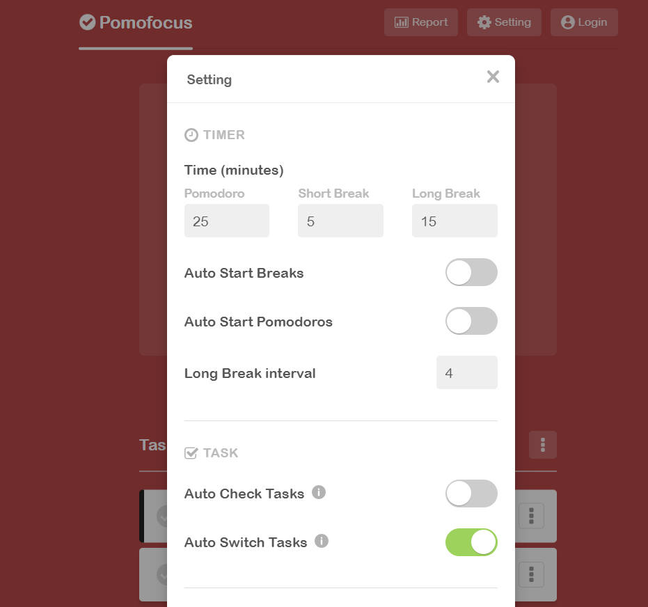 免費番茄鐘工具 Pomofocus，免註冊、有代辦清單、頁籤顯示時間 - 安妮網站