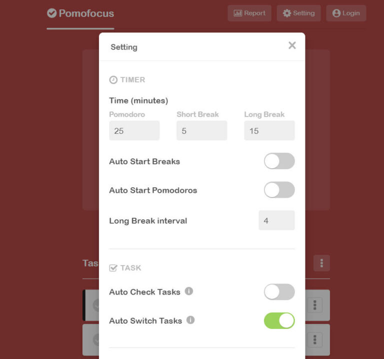 免費番茄鐘工具 Pomofocus，免註冊、有代辦清單、頁籤顯示時間 - 安妮網站